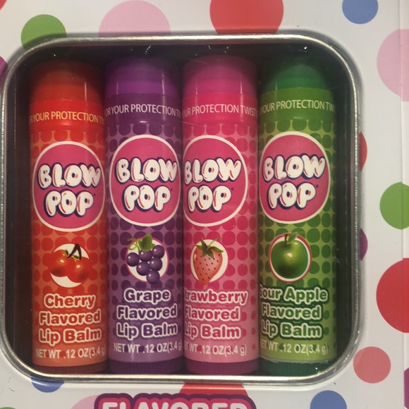 Lotta Luv | Makeup | Lotta Luv Blow Pop Lip Balms In Tin | Poshmark